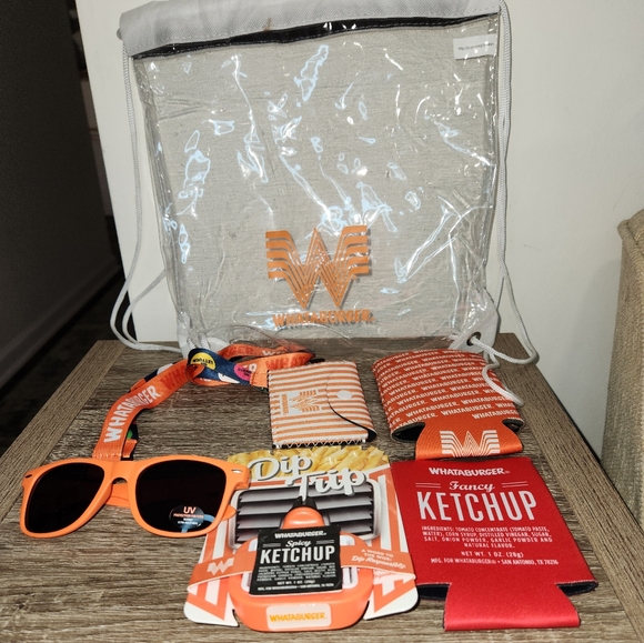 Accessories | Whataburger Collectible Bag Lot With Sunglasses Lanyard ...